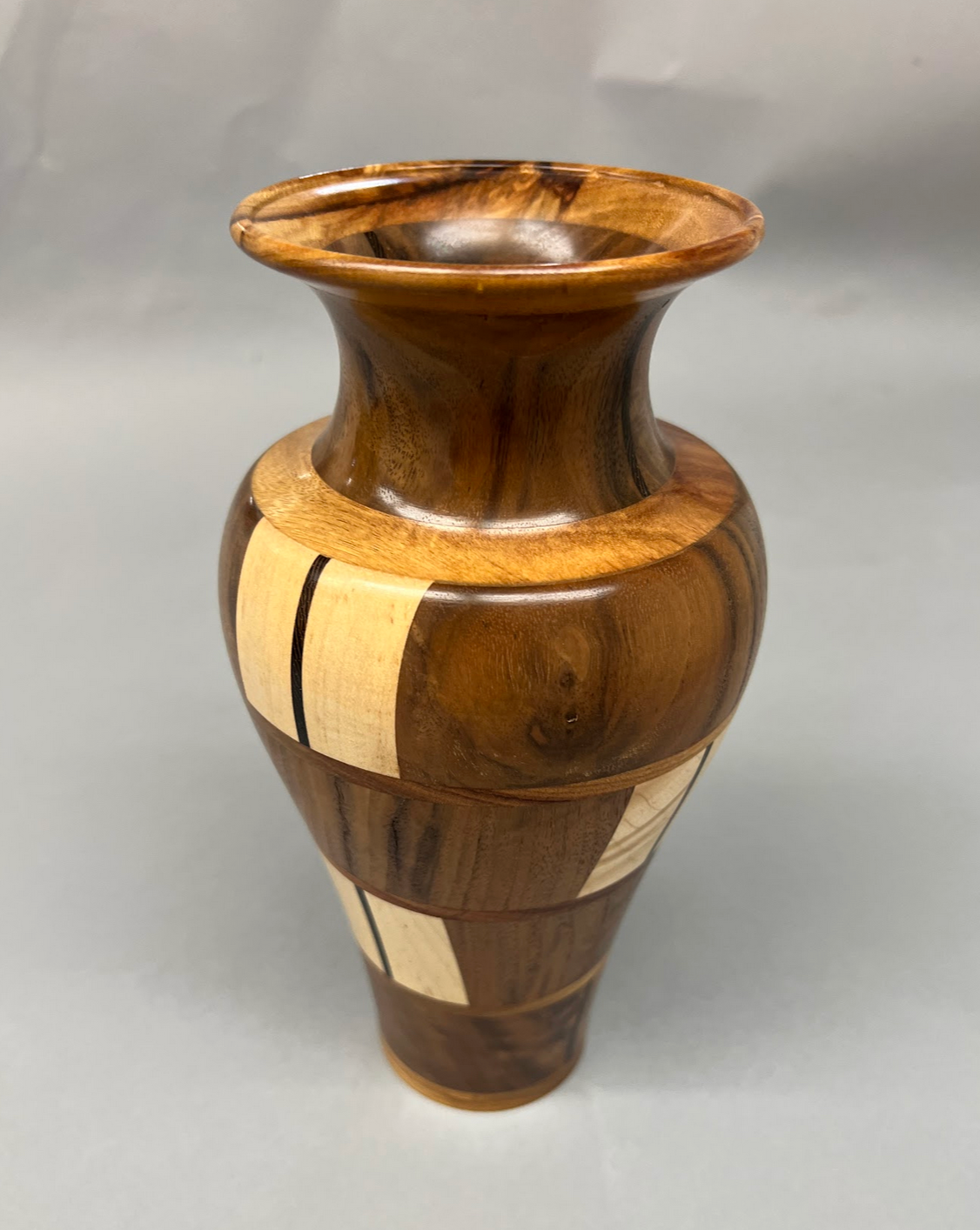 Walnut Vase